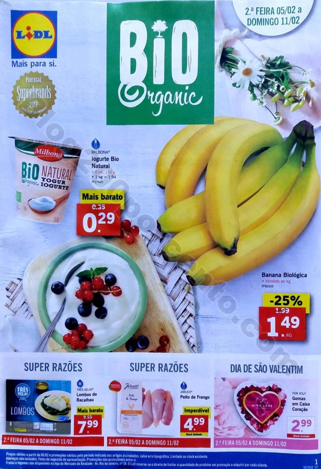 Antevisão Folheto LIDL Bio + Dia dos Namorados promoções de 5 a 11 ...