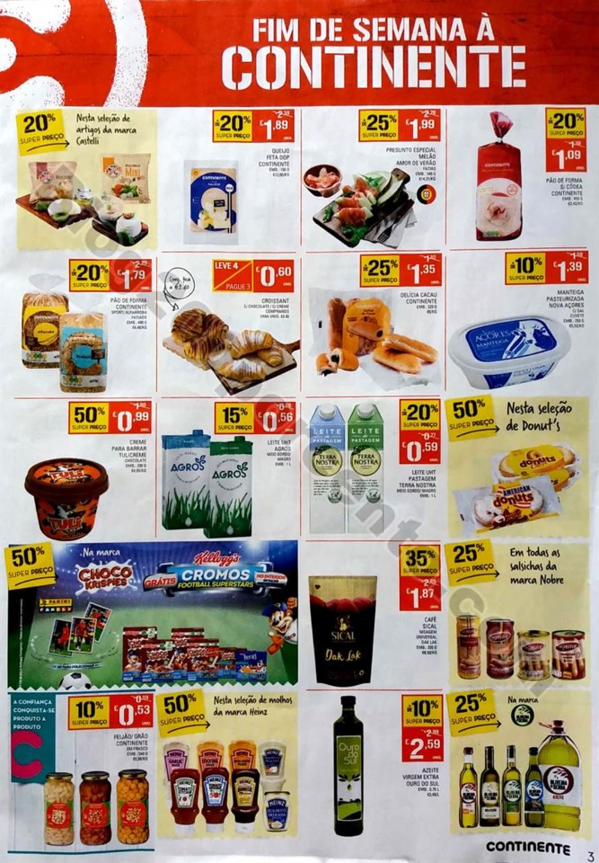 folheto Continente Fim Semana 6a9jul | Folhetos Descontos e Promoções