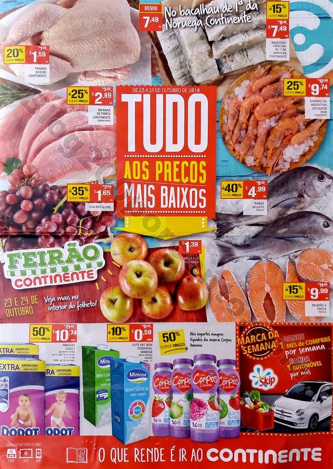 Antevisão Folheto CONTINENTE Promoções de 23 a 29 outubro - Blog 200 ...