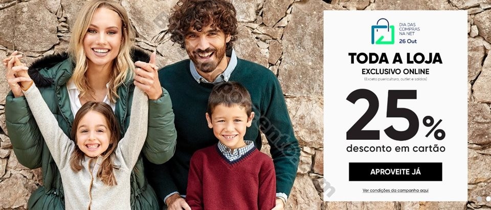 Dia das compras na Net MODALFA 26 outubro - 25% de desconto - Blog 200 ...