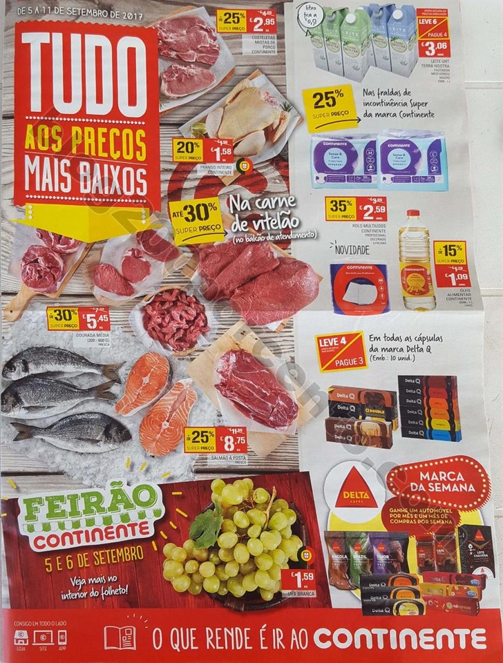 antevisão folheto Continente 5a11set | Folhetos, descontos e promoções