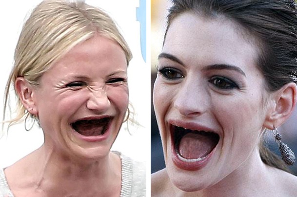 VEJA COMO COMO FICARIAM AS FAMOSAS DE HOLLYWOOD SEM DENTES - INTERNET ...